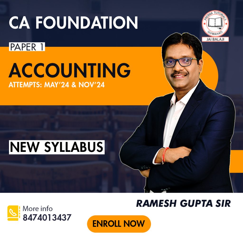 CA FOUNDATION – Prerna Tutorials